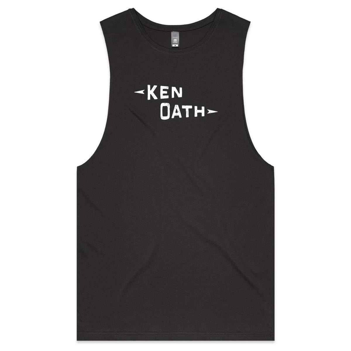 The Kenoath Classic Muscle Tee - Coal- Ken Oath