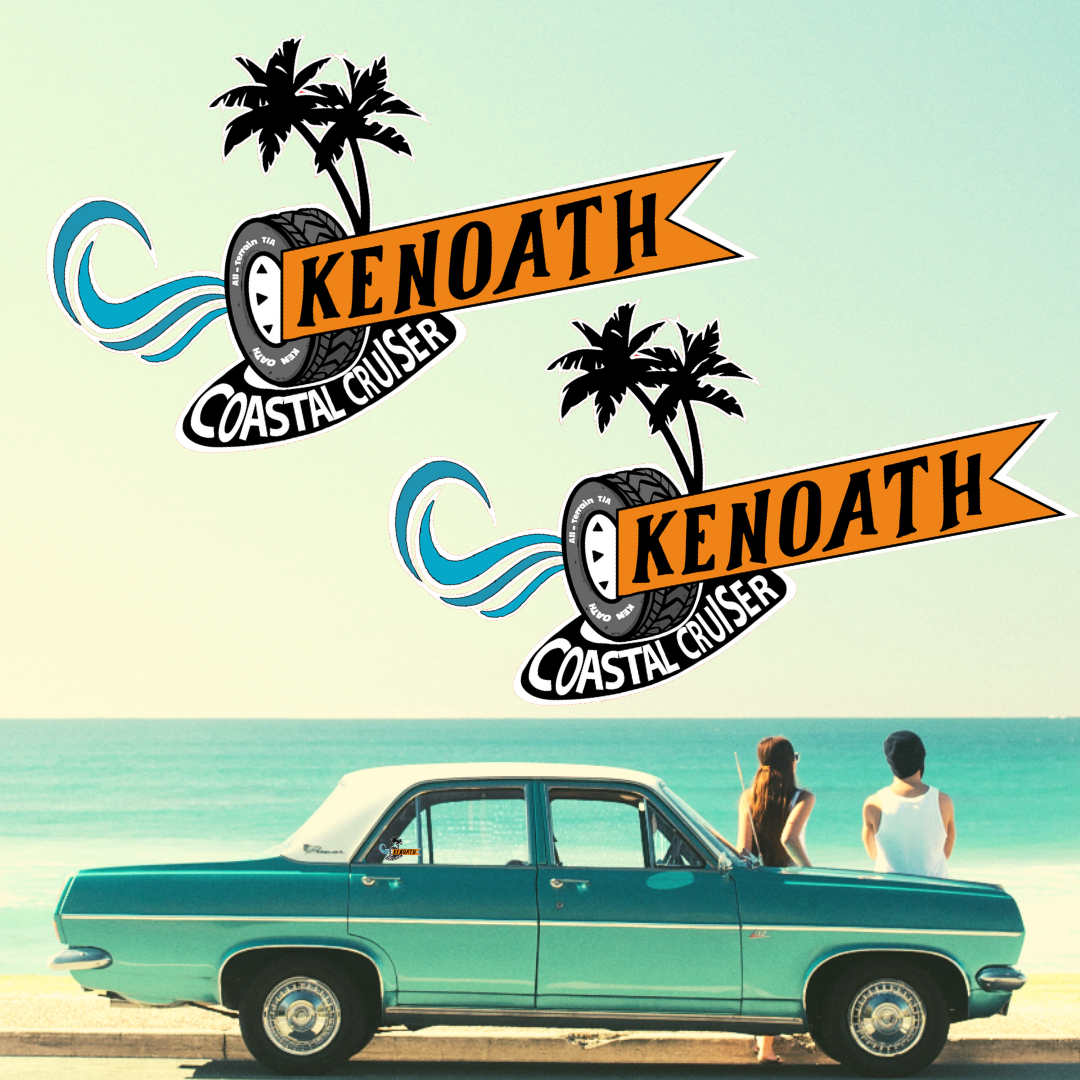 The Coastal Cruiser Sticker - 2 Pack- Ken Oath – Kenoath