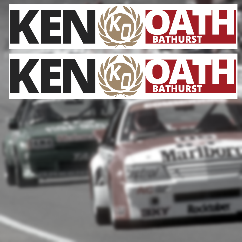 The Bathurst Sticker - 2 PACK- Ken Oath – Kenoath