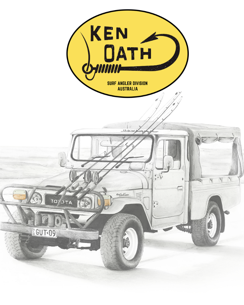The Kenoath Surf Angler 2 Sticker Rig Pack- Ken Oath