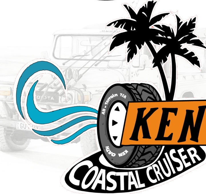 The Coastal Cruiser Sticker.- Ken Oath – Kenoath