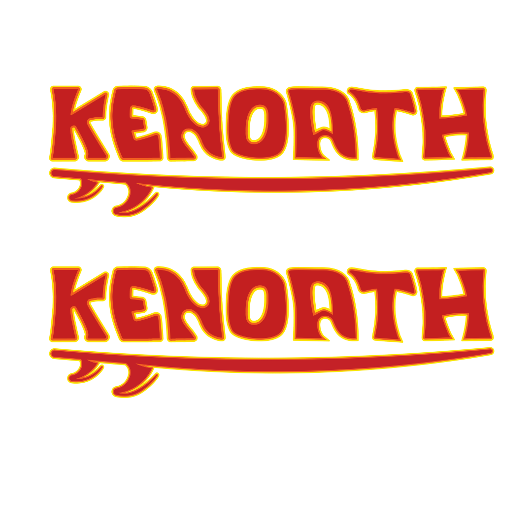 The Kenoath Sandman Surfer Sticker - 2 Pack